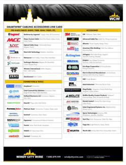 CATEGORY CABLE Resource Center | Windy City Wire